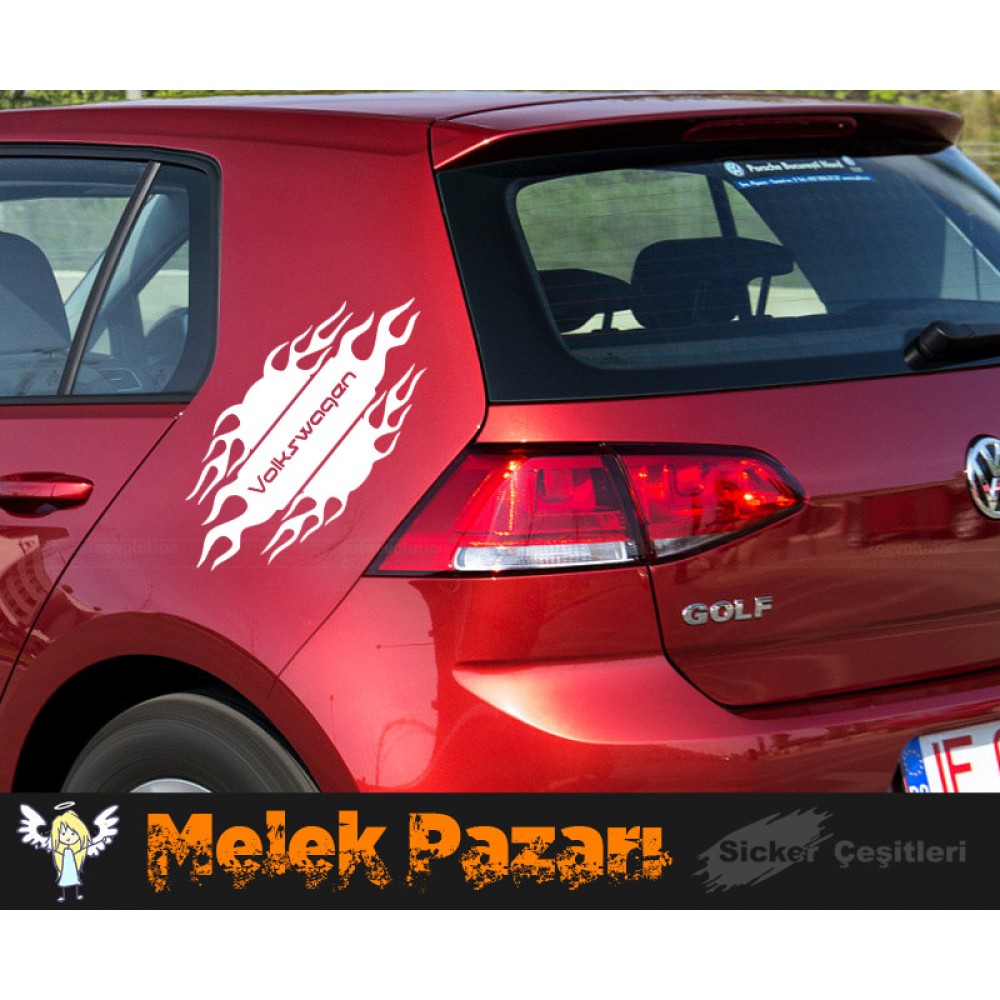 İstediğiniz Yazı, Marka Tribal Araba Sticker - S2002